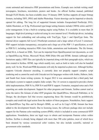 Explain the 10 commercial DTP Software and their uses with suitable ...