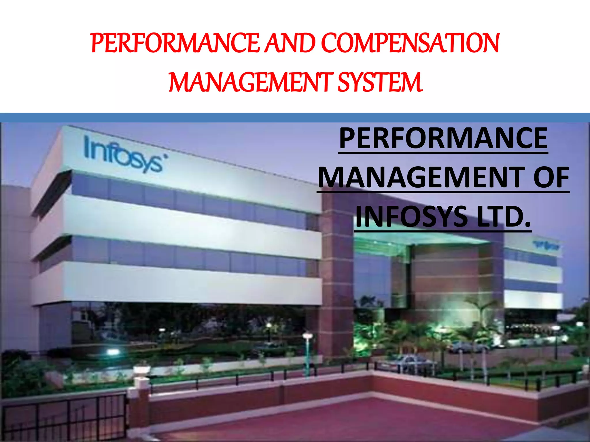 PMS OF INFOSYS | PPTX