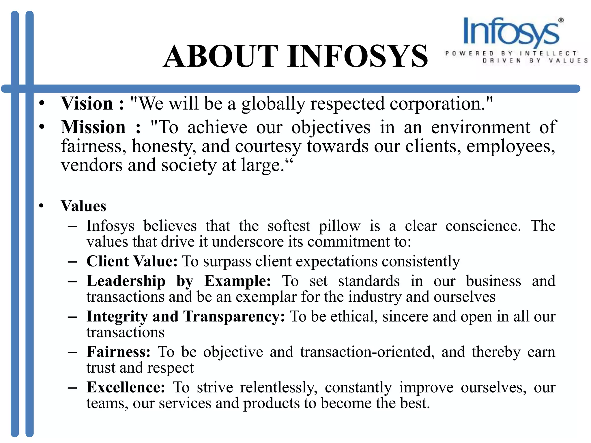 PMS OF INFOSYS | PPTX