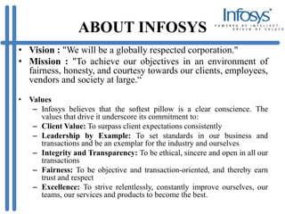 PMS OF INFOSYS | PPTX