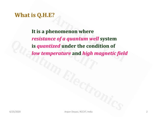 Quantum Electronics Lecture 7 | PDF