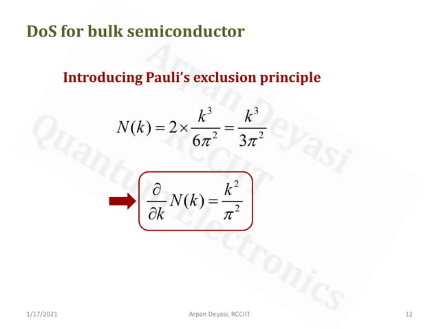 DoS of bulk and quantum structures | PDF