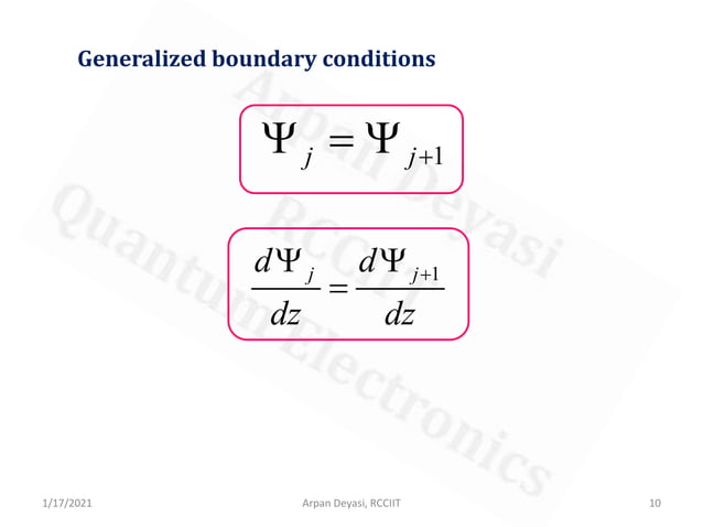 Calculation Of Transmission Coefficient Using Propagation Matrix Method
