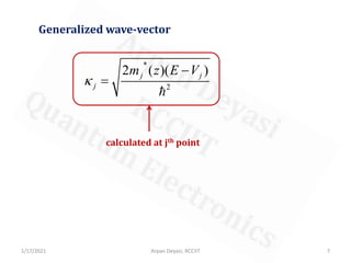 Calculation of transmission coefficient using Propagation Matrix Method | PPT