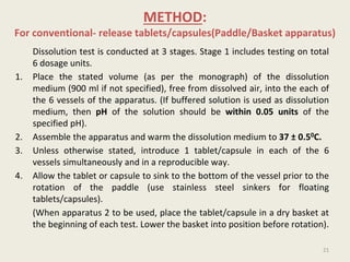 Q.C. tests of tablet dosage form as per the Indian Pharmacopoeia | PPTX