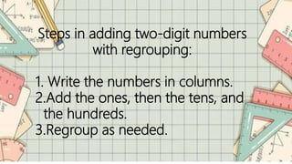 Adding Numbers with Regrouping | PPTX
