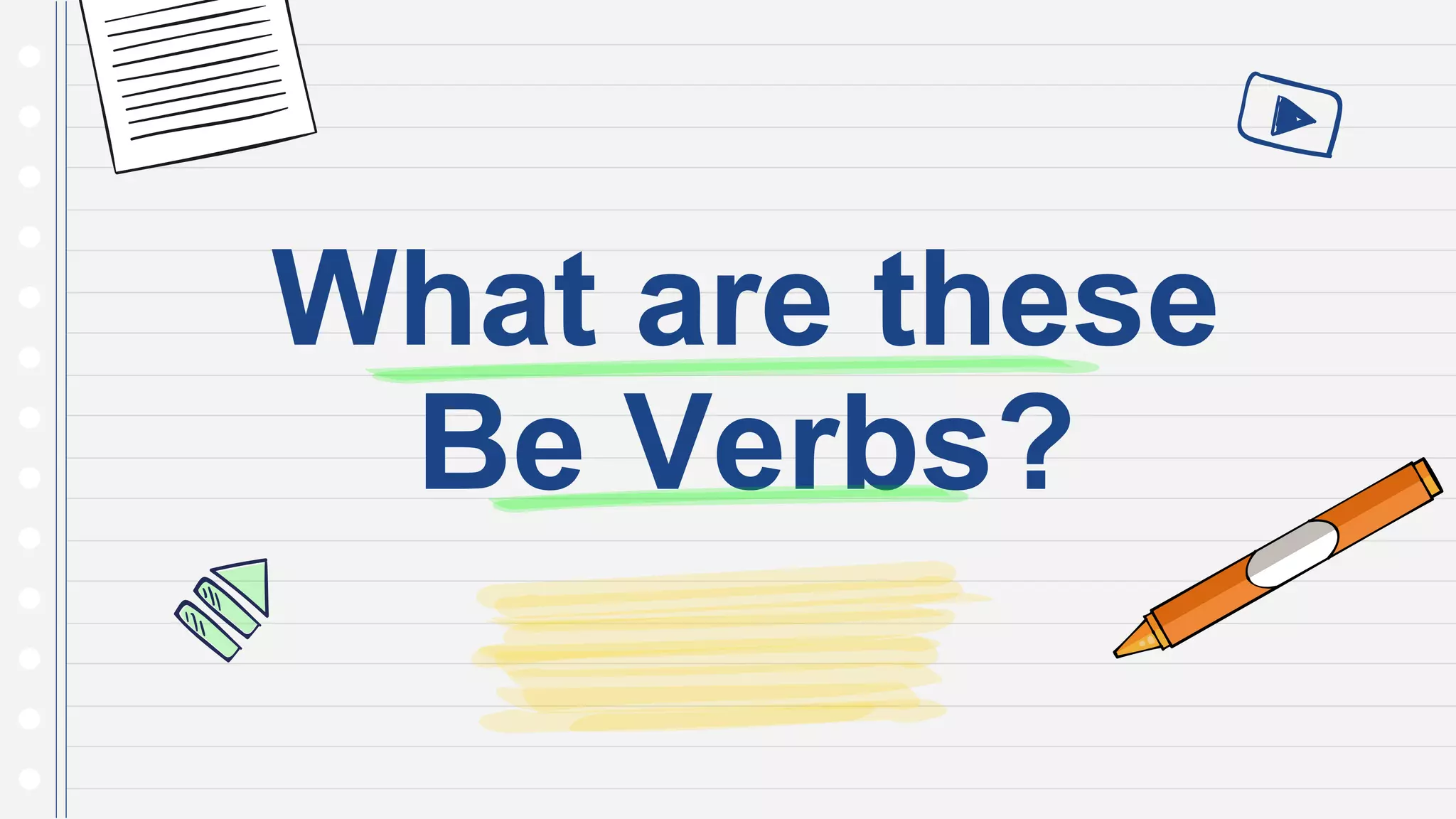 Use of Be Verbs | PPTX