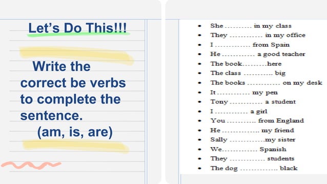 Use of Be Verbs | PPTX | Programming Languages | Computing