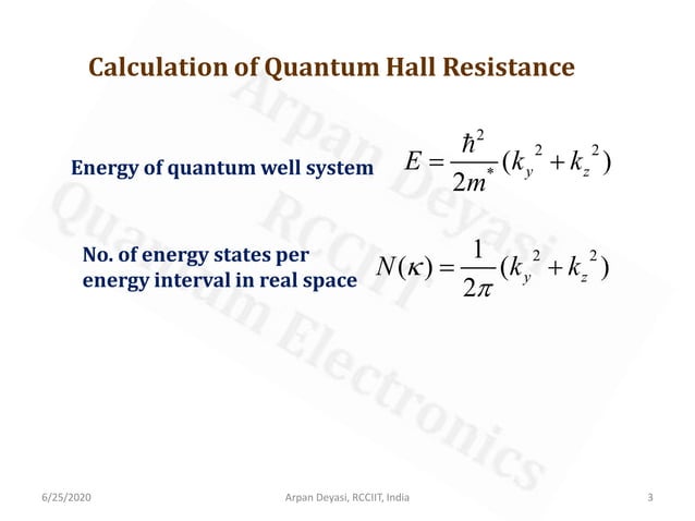 Quantum Hall Effect | PDF