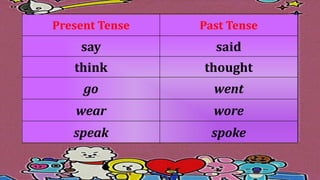 Simple Past Tense of Irregular Verb | PPTX