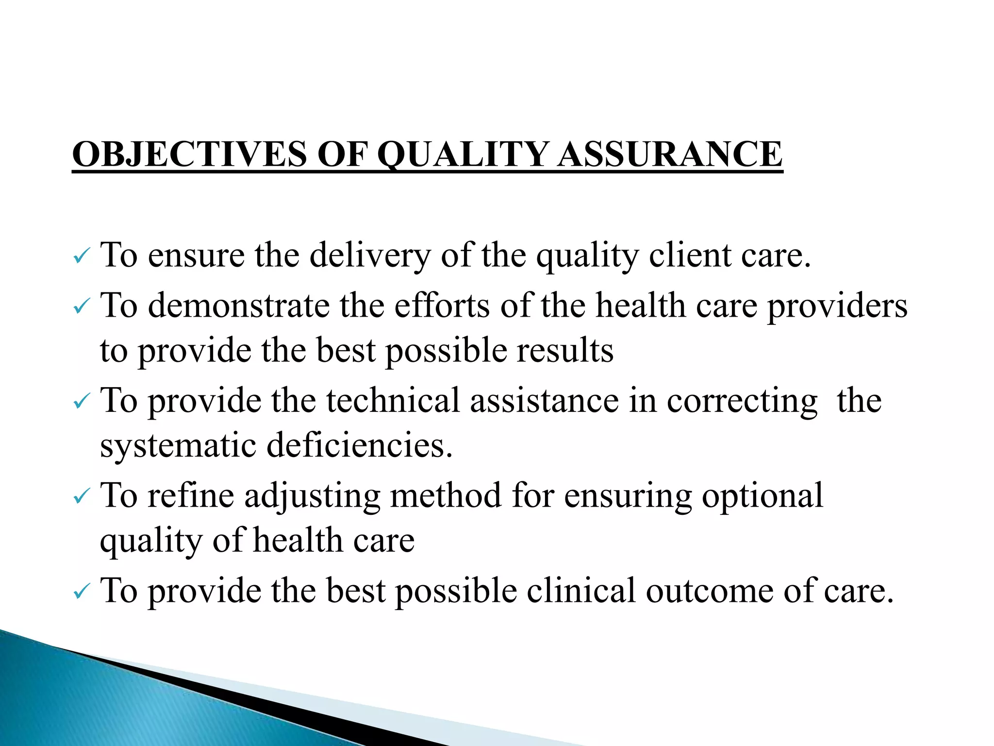 Quality assurance in CHN | PPTX