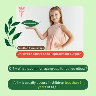 Pulled Elbow Reduction & Treatment for Children | PDF