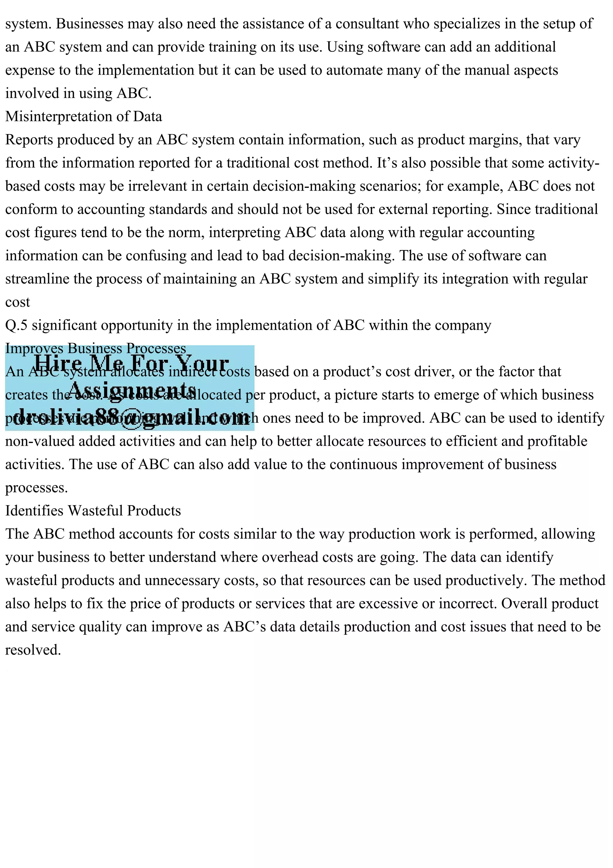 Q.2 steps required to implement ABC within the companyABC Costing .pdf