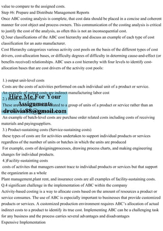 Q.2 steps required to implement ABC within the companyABC Costing .pdf