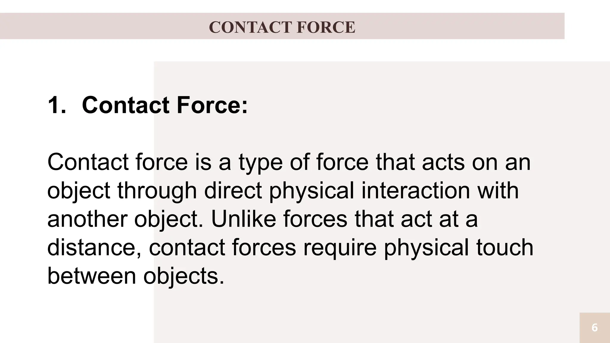 Forces and types. contact force and non contact forses | PPTX