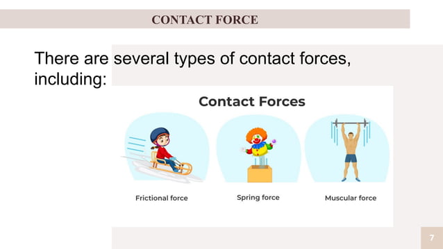 Forces and types. contact force and non contact forses | PPTX