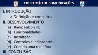 Q-403 - radios Vhf (Falcon III).pptx hhhh | PPTX