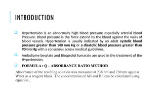 Q-ABSORBANCE RATIO SPECTROPHOTOMETRIC METHOD FOR THE SIMULTANEOUS ...