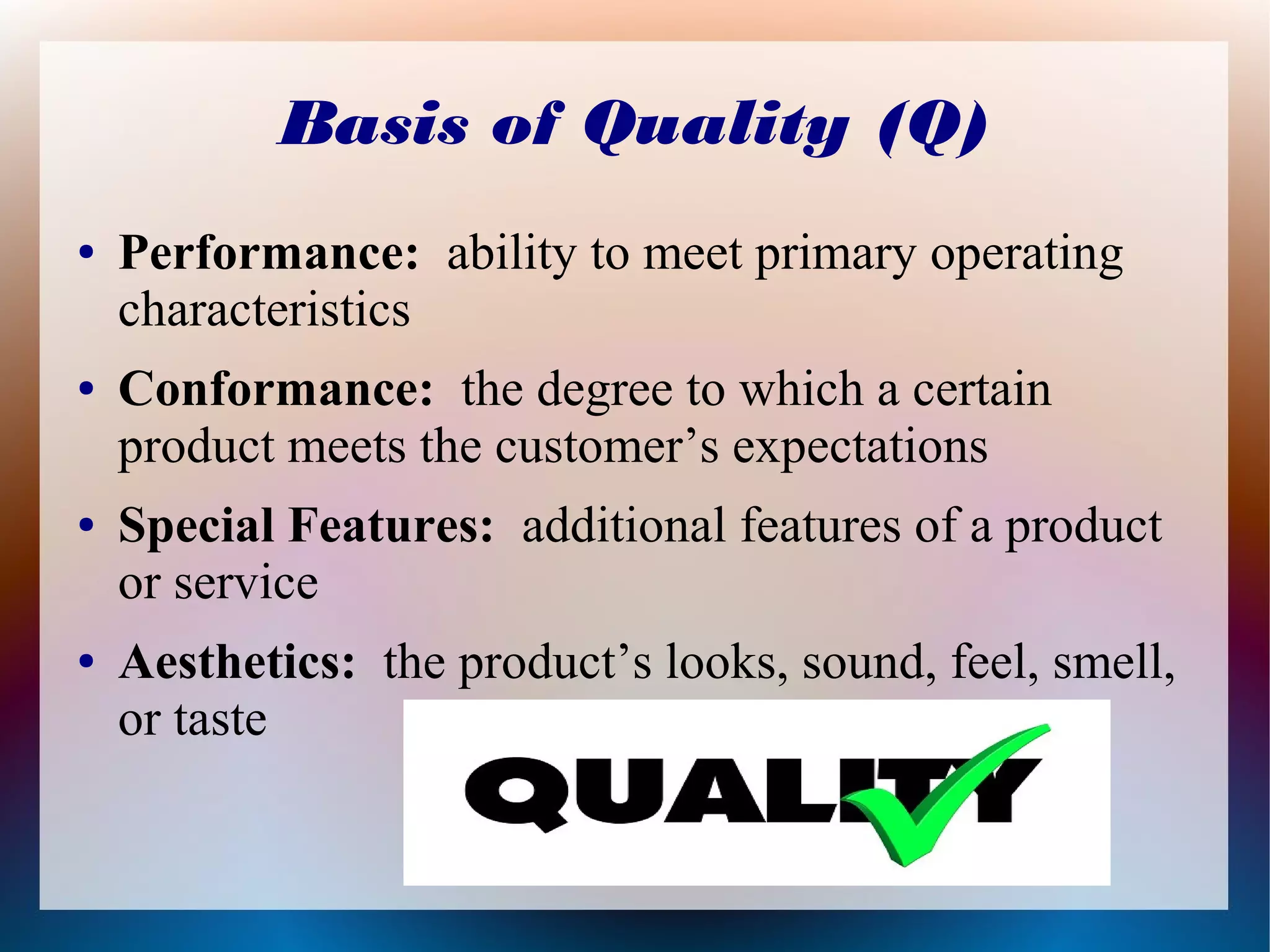 Quality (Q), Cost (C), Delivery (D)---Q-C-D | ODP