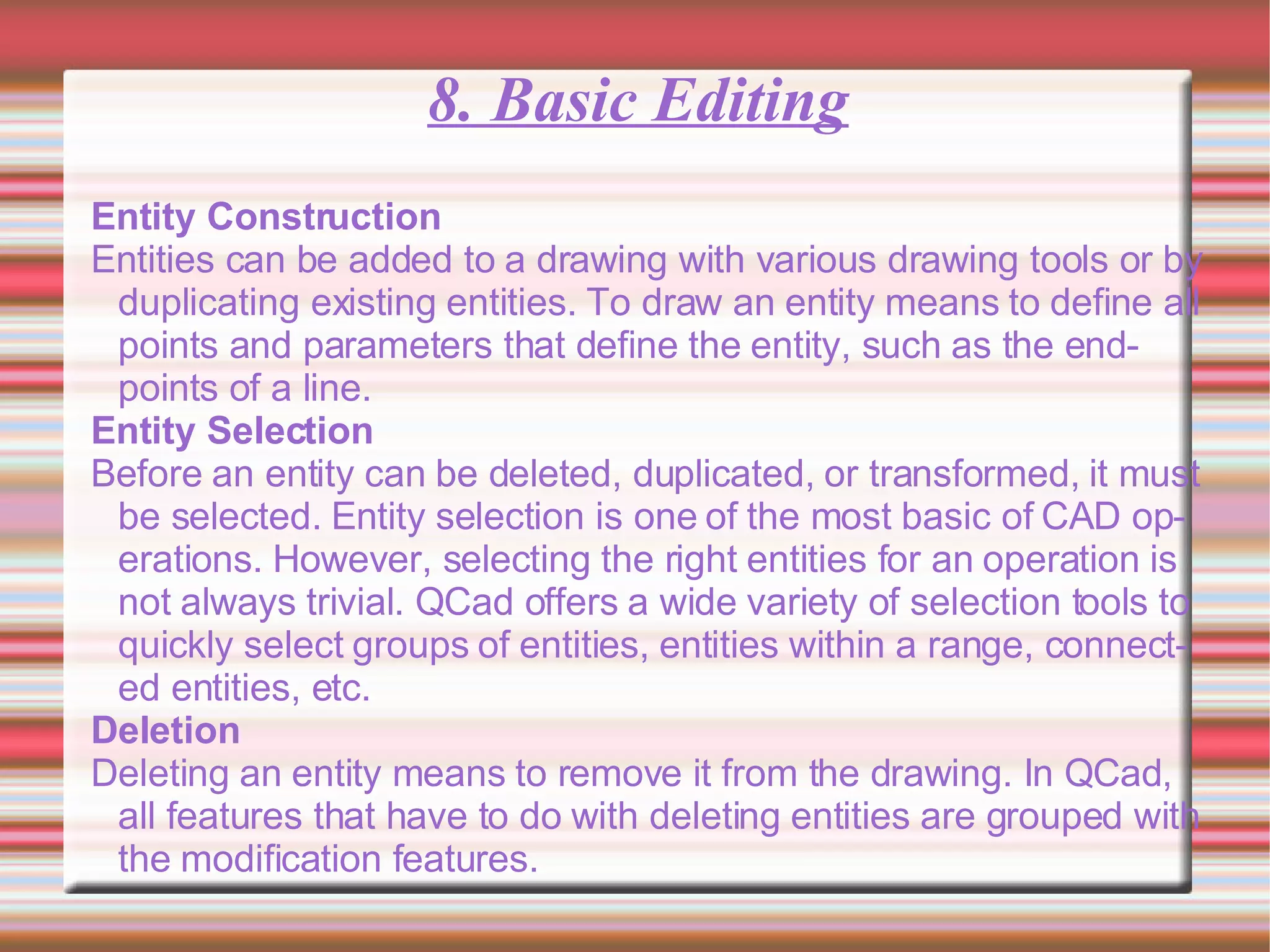 Q Cad Presentation | ODP
