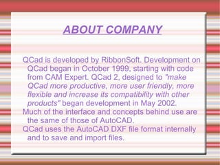 Q Cad Presentation | ODP