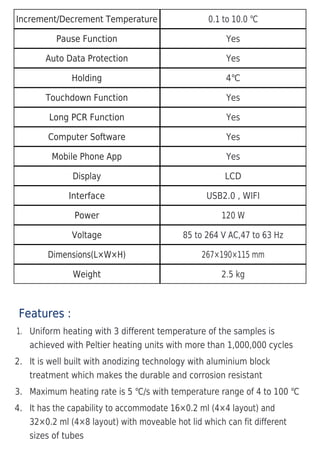 Q-Gene-Thermal-Cyclers | PDF | Genetics | Science