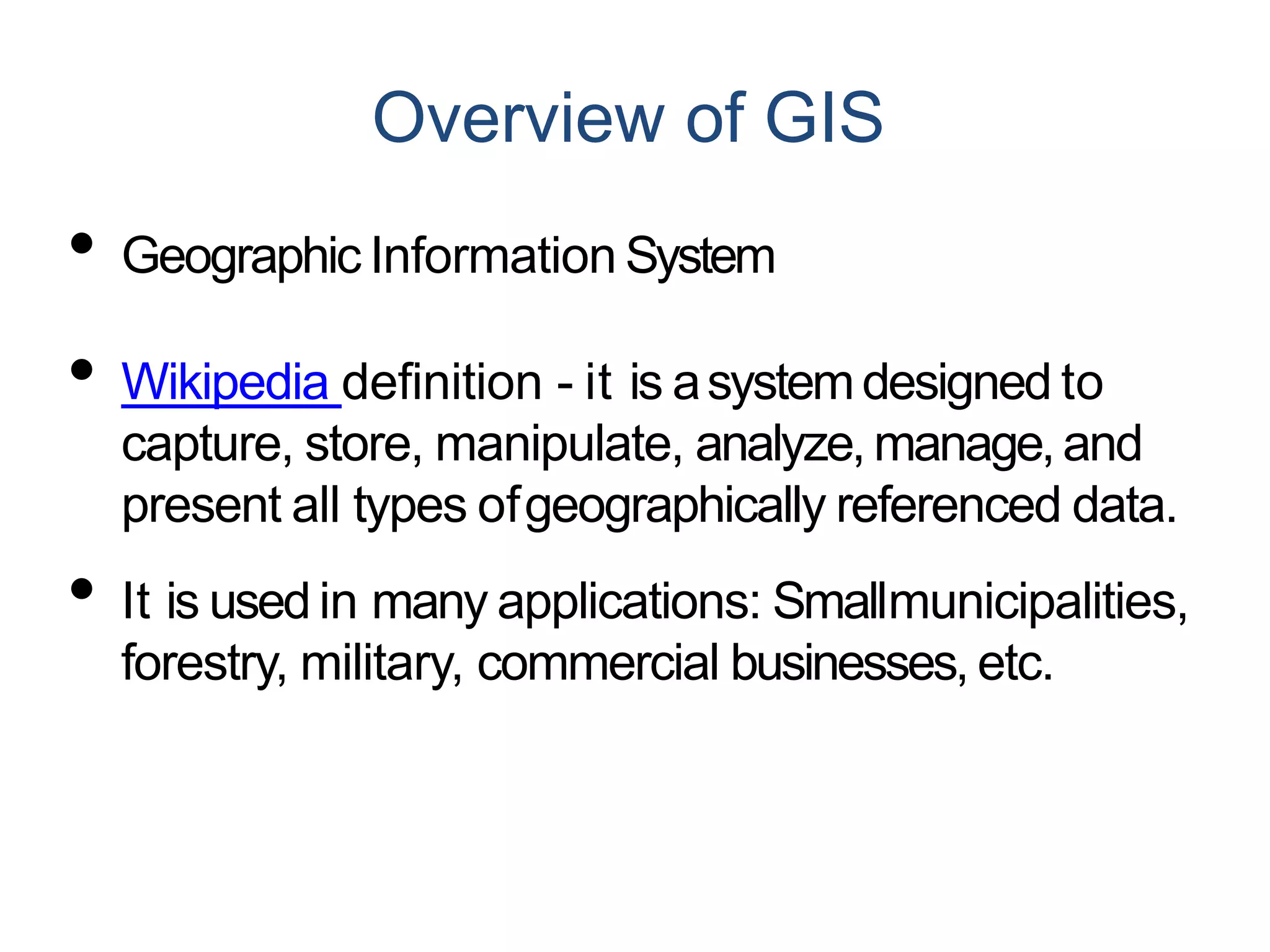 Q GIS Training Presentation | PPTX