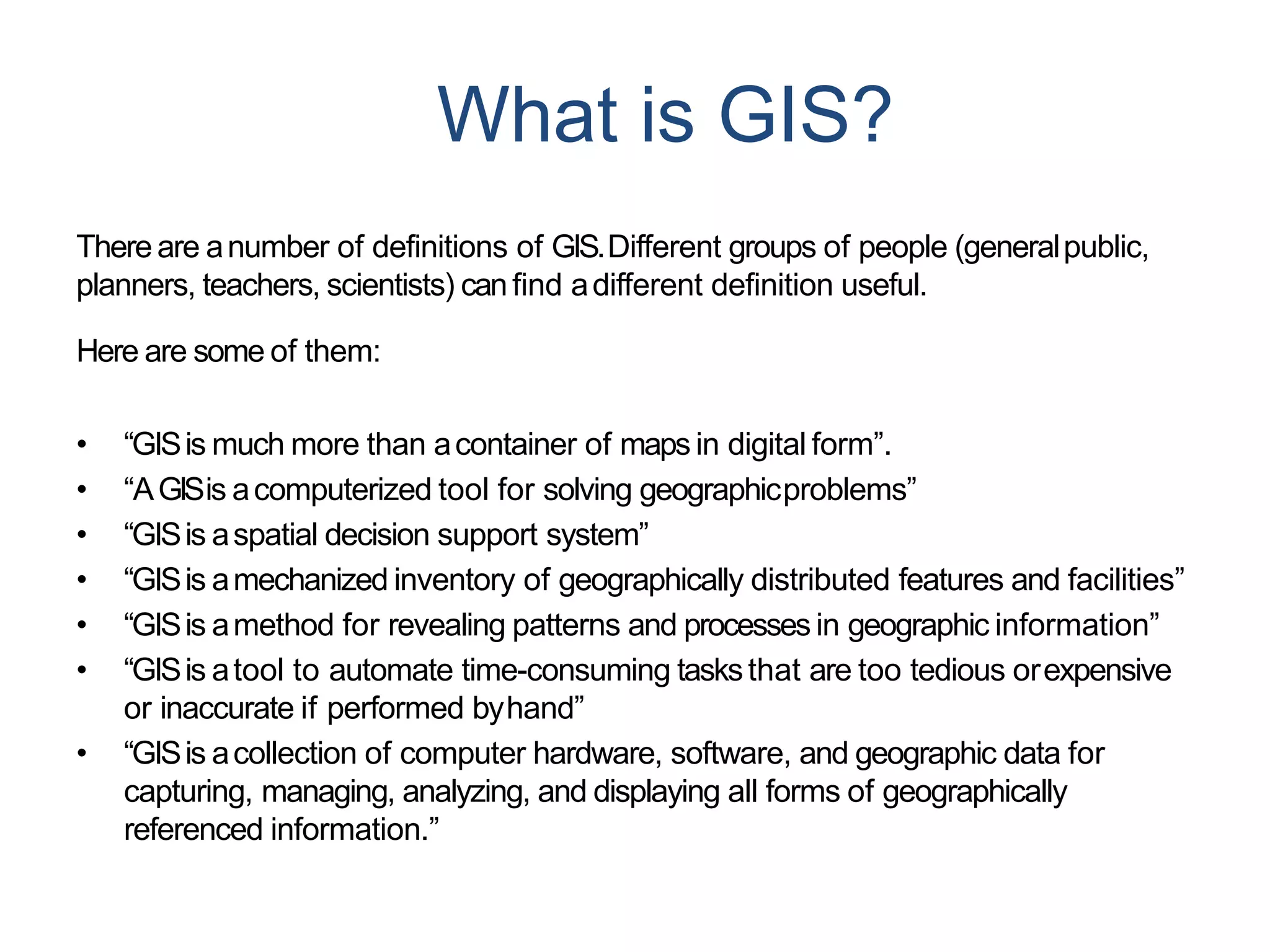 Q GIS Training Presentation | PPTX