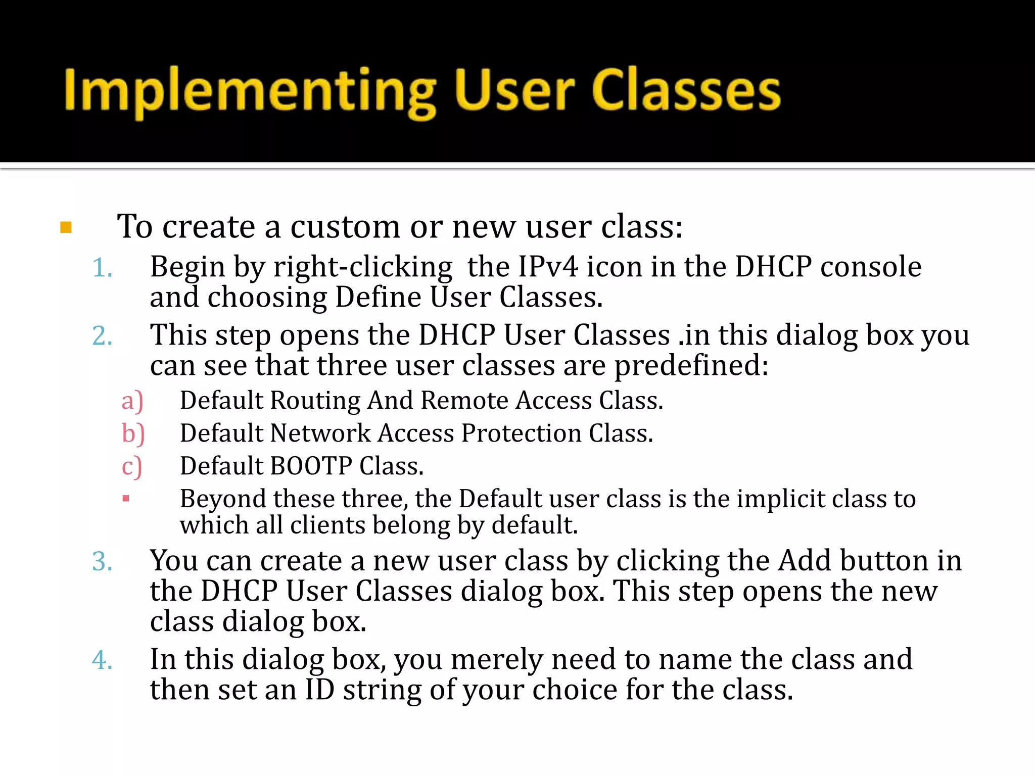 Lesson 6 Dynamic Host Configuration Protocol B Ppt