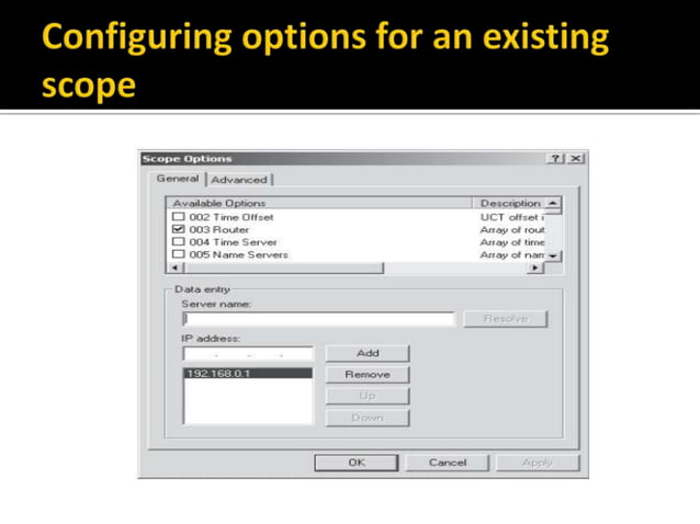 Lesson 6 Dynamic Host Configuration Protocol B Ppt