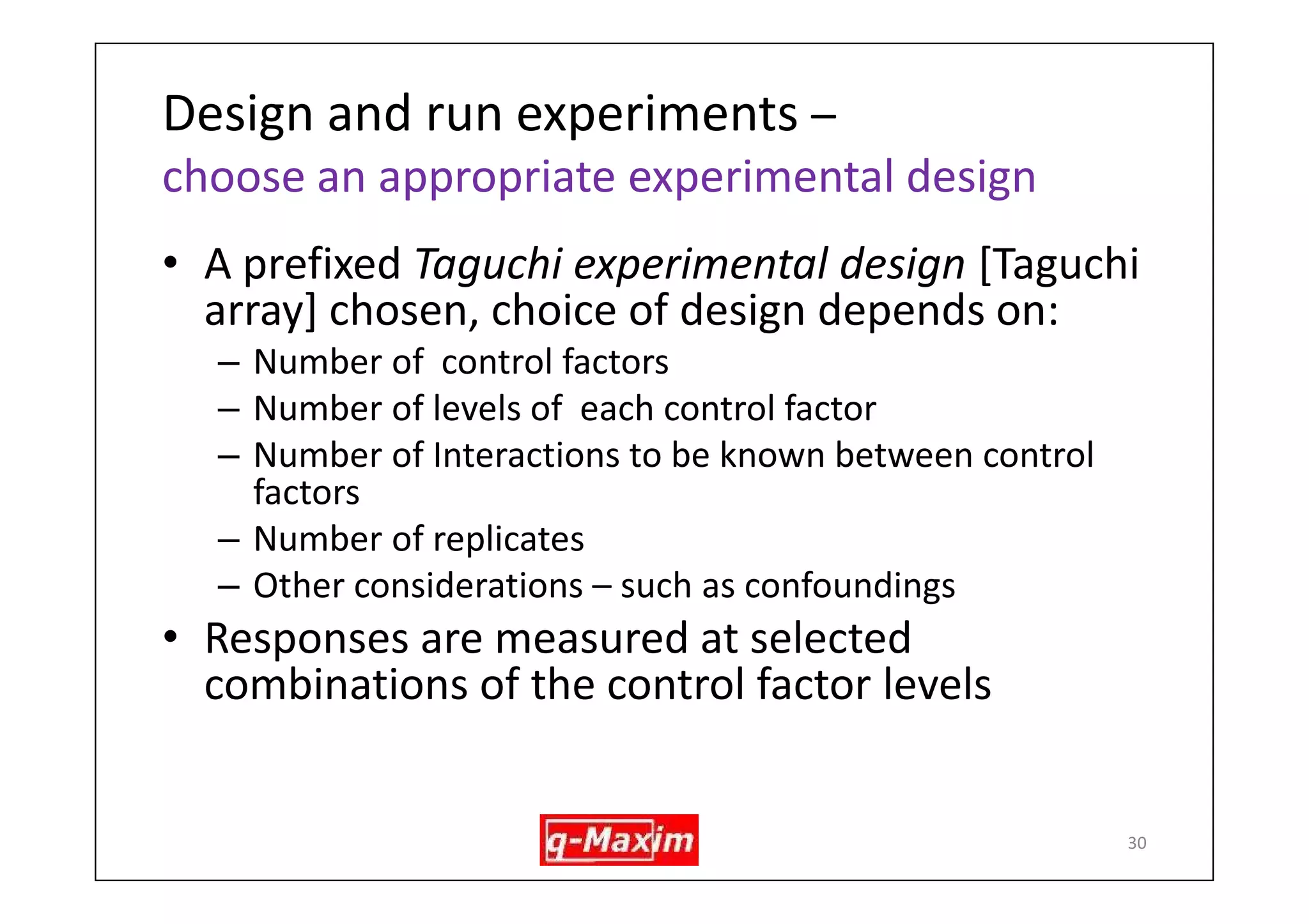 q-Maxim’s approach to waste reduction in foundry application using Taguchi method and Machine ...