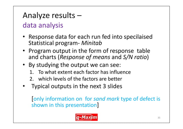 q-Maxim’s approach to waste reduction in foundry application using ...