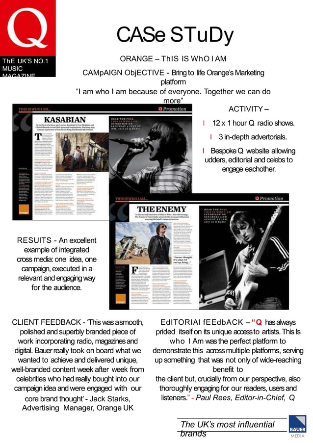 Q magazine media pack | PDF