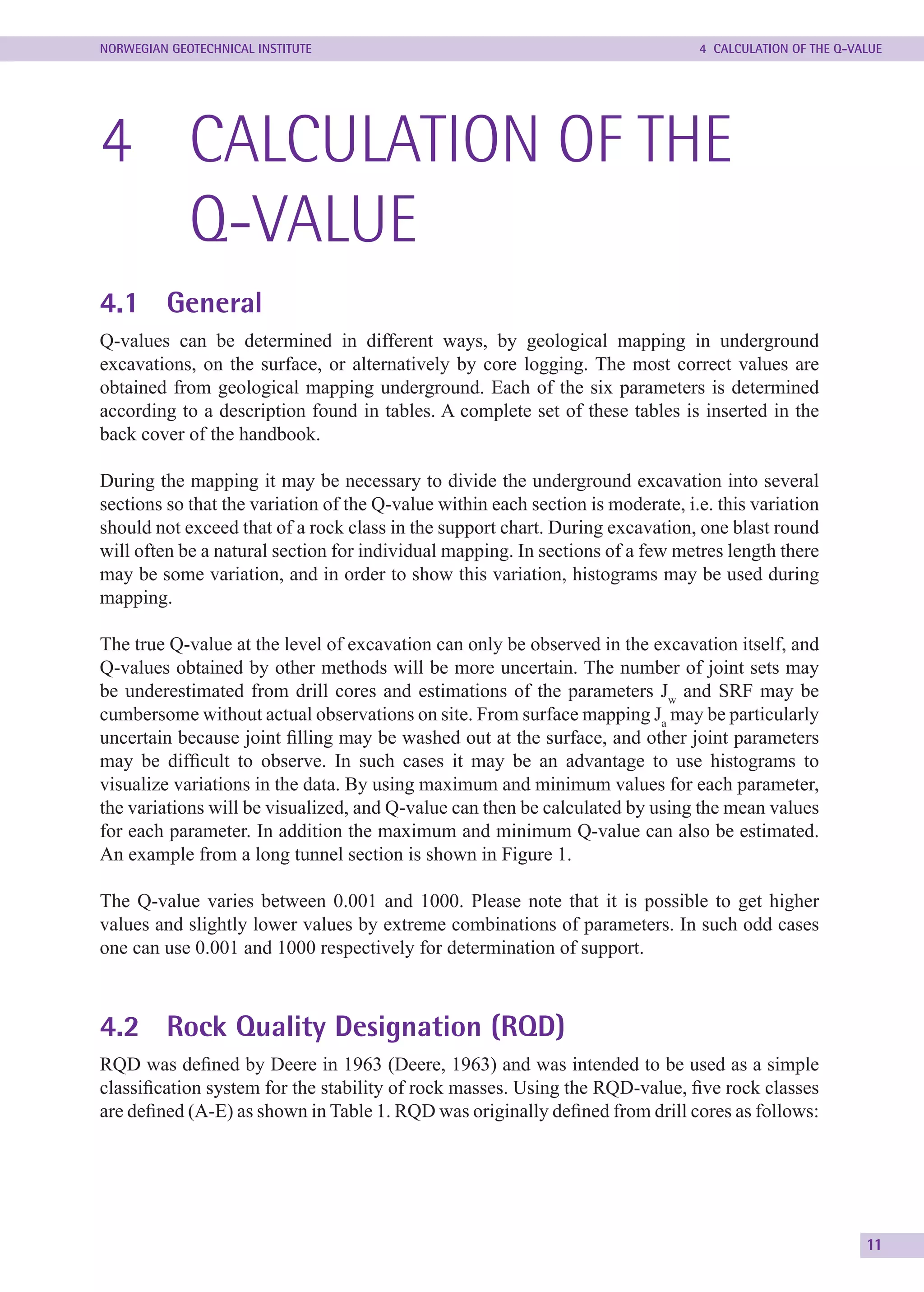 Q-Value (Q method handbook by NGI) | PDF