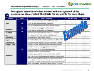 Case Study: Product Development Redesign for Life Science client | PPTX
