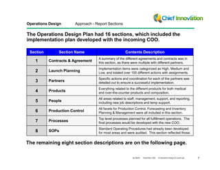 Case Study - New Operations Plan & Design | PDF