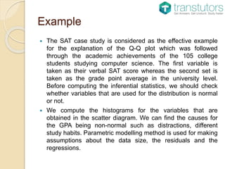Q-Q Plot | Statistics | PPTX