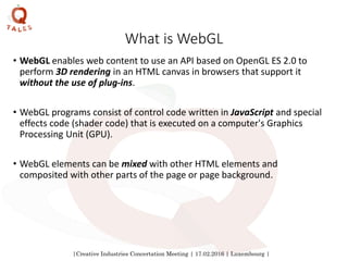 Q tales project - WebGL | PPT