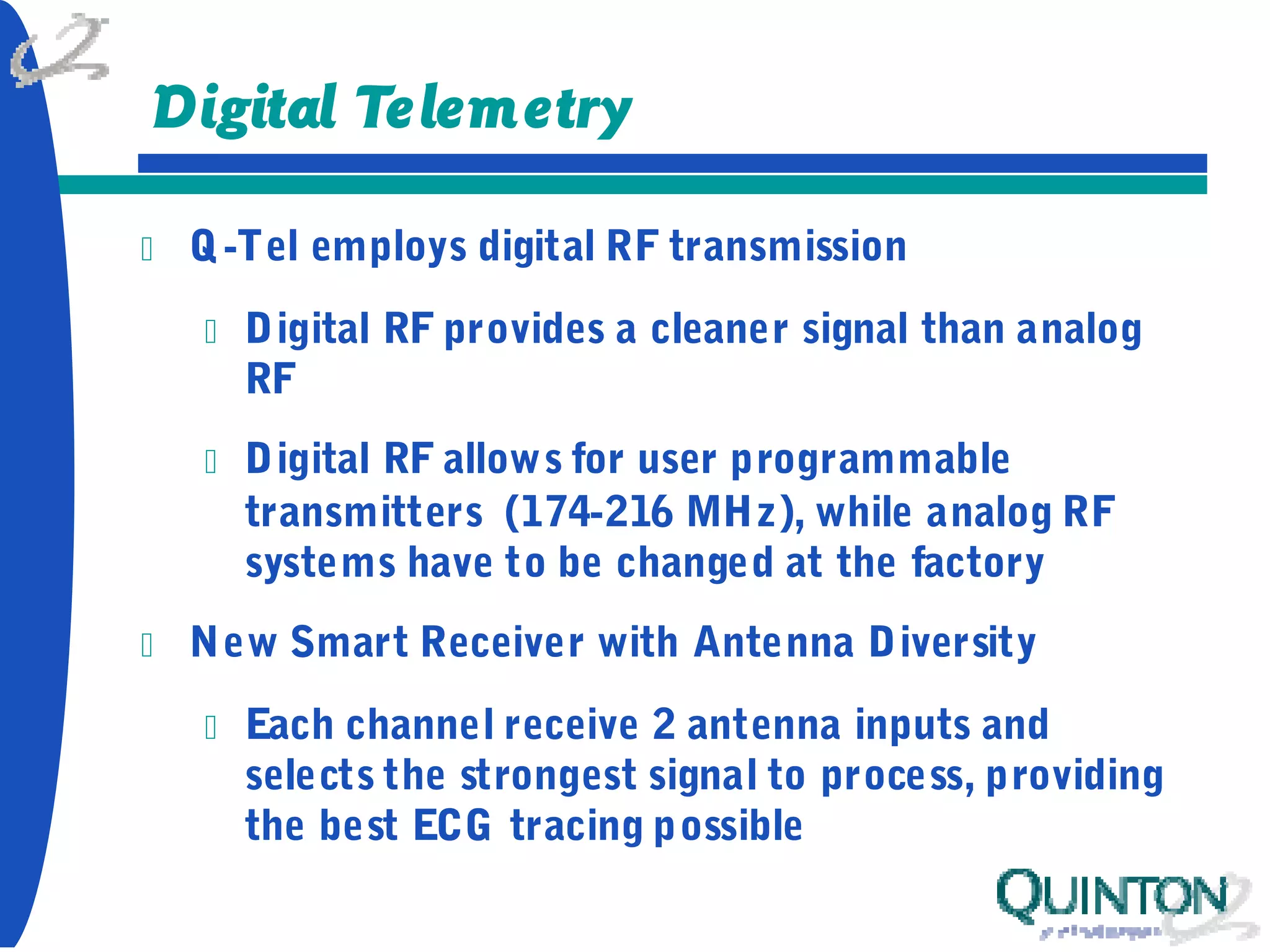 Quinton Q-tel Telemetry PPT | PPT