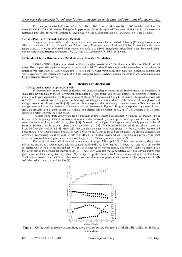 Bioprocess Development For Enhanced Spore Production In Shake Flask And Pilot Scale Bioreactors