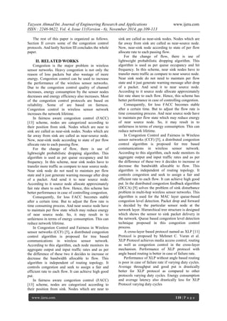 Congestion Control in Wireless Sensor Networks: A survey | PDF