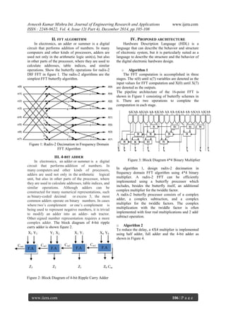 High Speed Area Efficient 8-point FFT using Vedic Multiplier | PDF