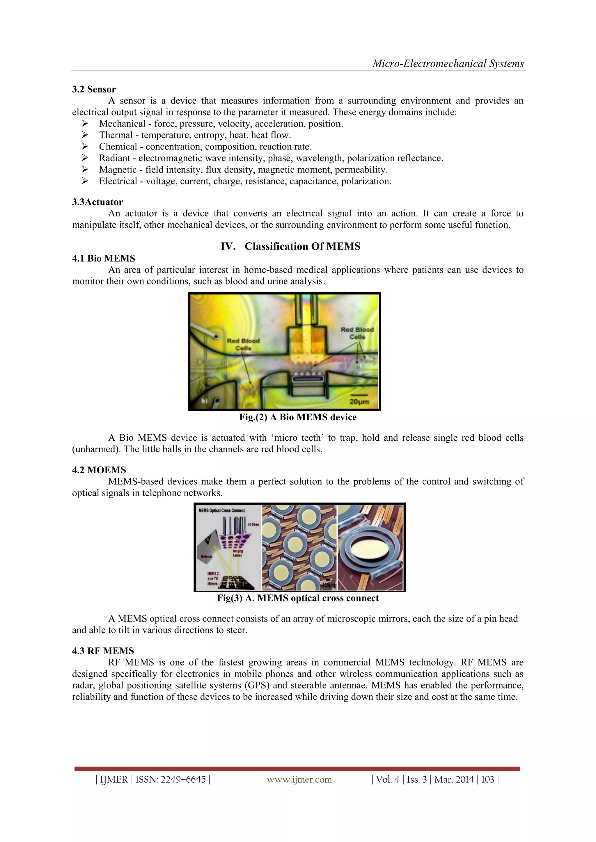 Micro-Electromechanical Systems (Mems) | PDF