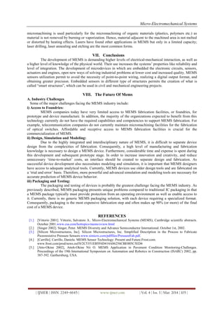 Micro-Electromechanical Systems (Mems) | PDF