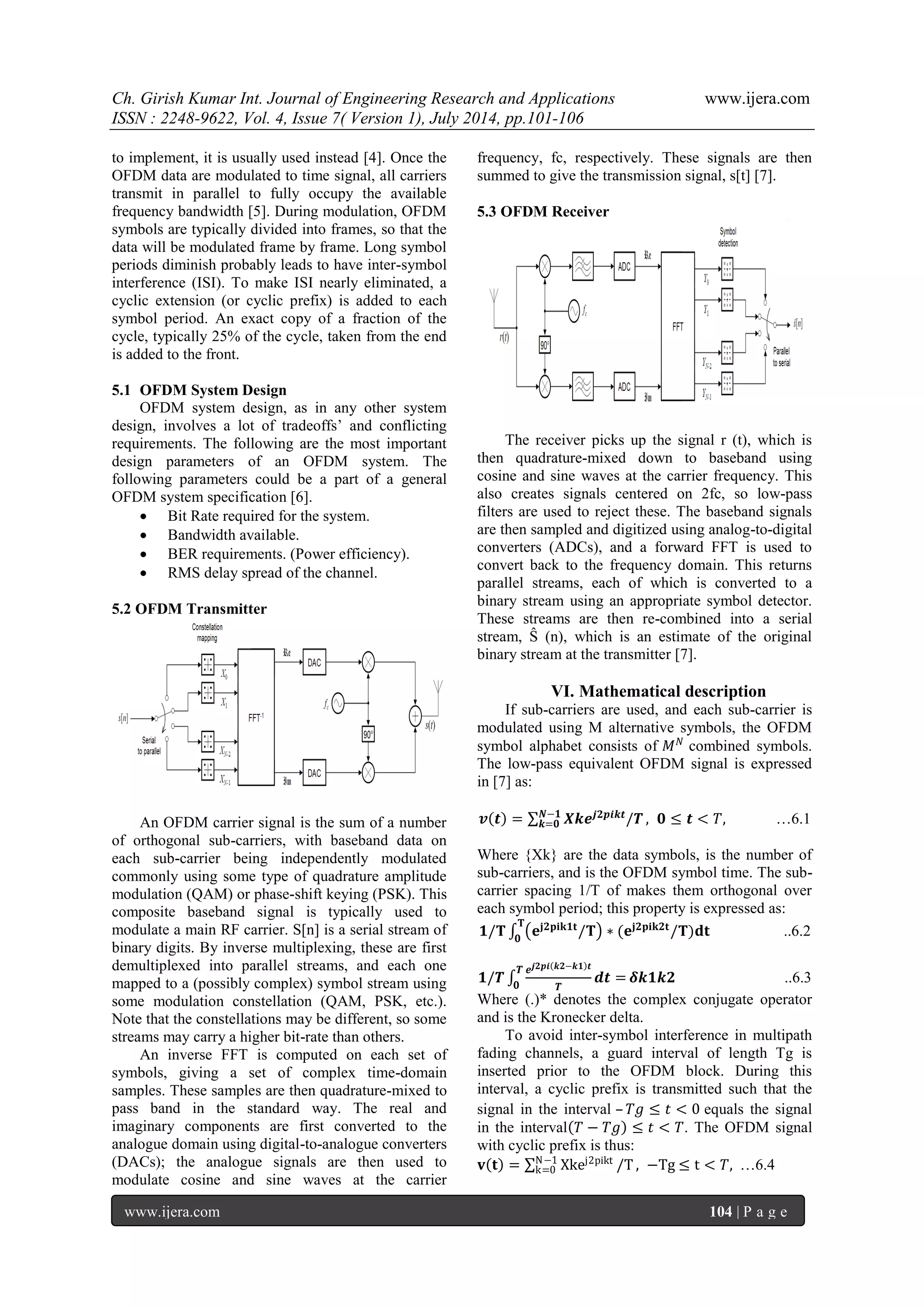 Development And Implementation Of OFDM Transceiver For WLAN ...