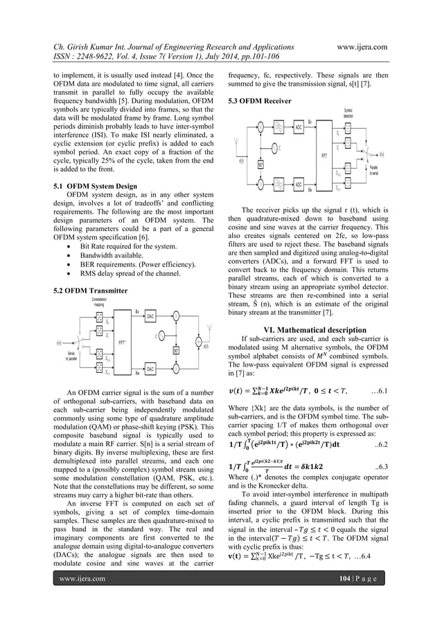 Development And Implementation Of OFDM Transceiver For WLAN Applications | PDF