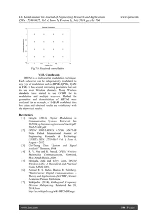 Development And Implementation Of OFDM Transceiver For WLAN Applications | PDF | Computer ...