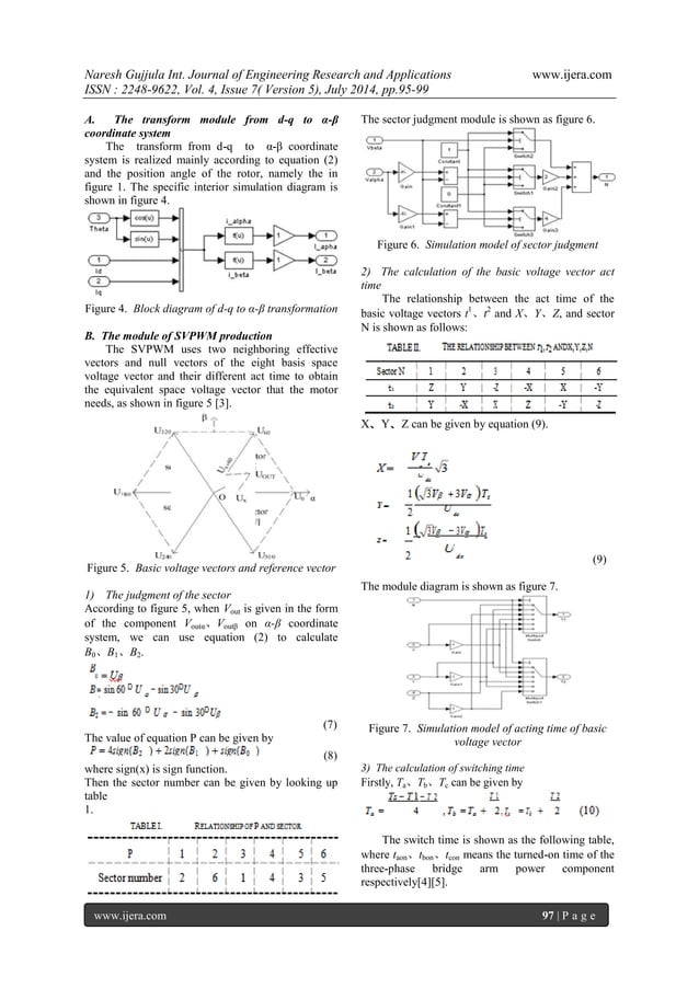 Field Oriented Control Of Pmsm Drive Based On Svpwm Using Matlab Pdf