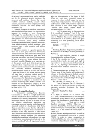 Leave one out cross validated Hybrid Model of Genetic Algorithm and Naïve Bayes for ...