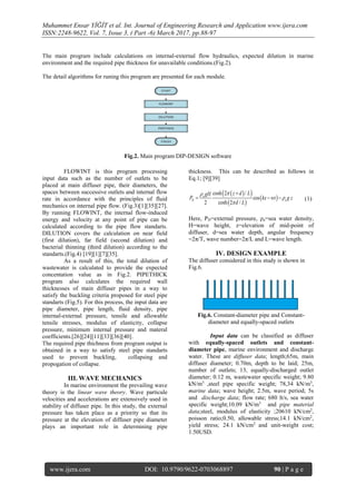 Computer-Aided Design of Diffusers on Marine Outfall System | PDF